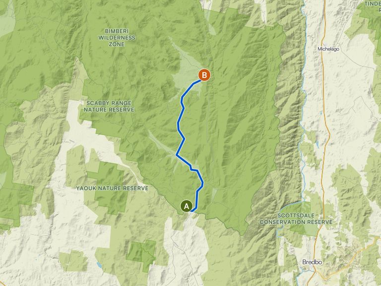 full Boboyan Divide route day two with Hut Detours | ride | Komoot